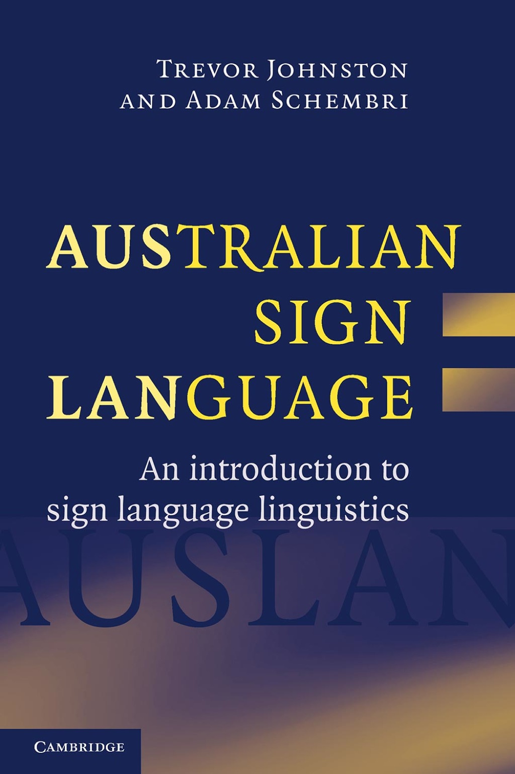 Australian Sign Language (Auslan) An introduction to sign language ...