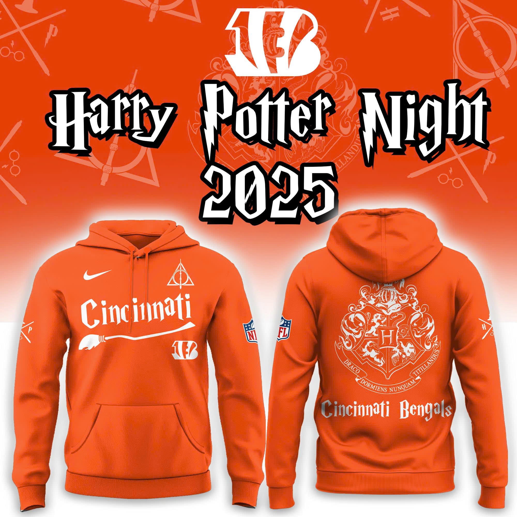 Cincinnati Bengals Harry Potter Fan Hoodie Jogger Cap – GoteamJS Store