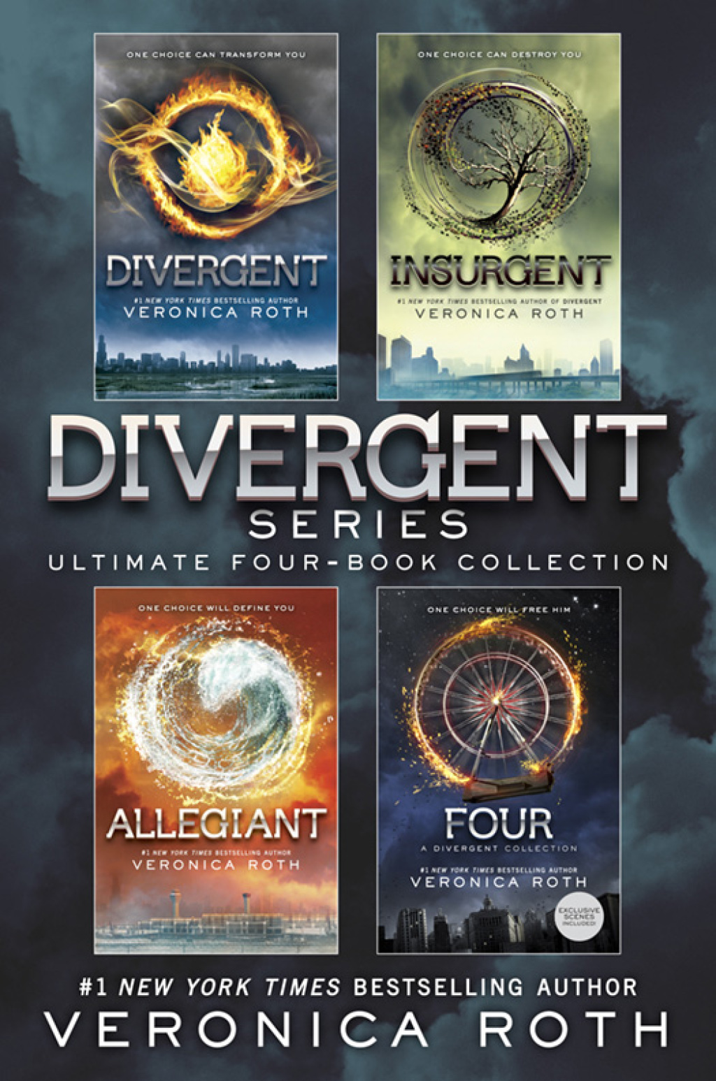Divergent Series Ultimate Four-Book Collection Divergent; Insurgent ...