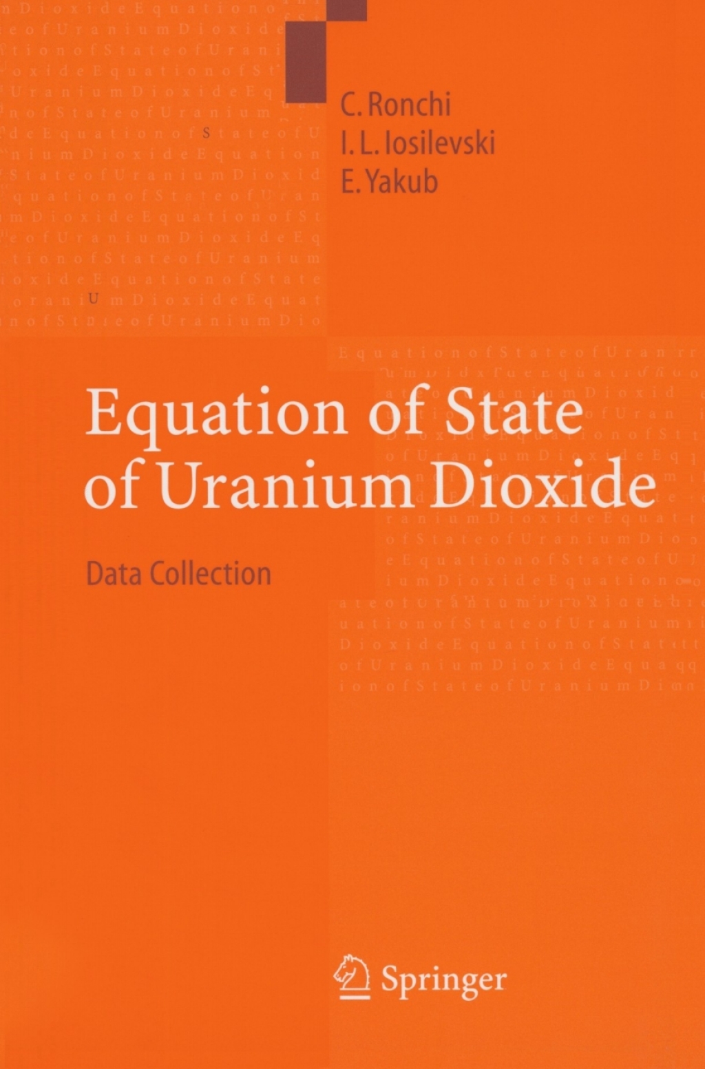 Equation of State of Uranium Dioxide Data Collection â€“ PDF/EPUB ...