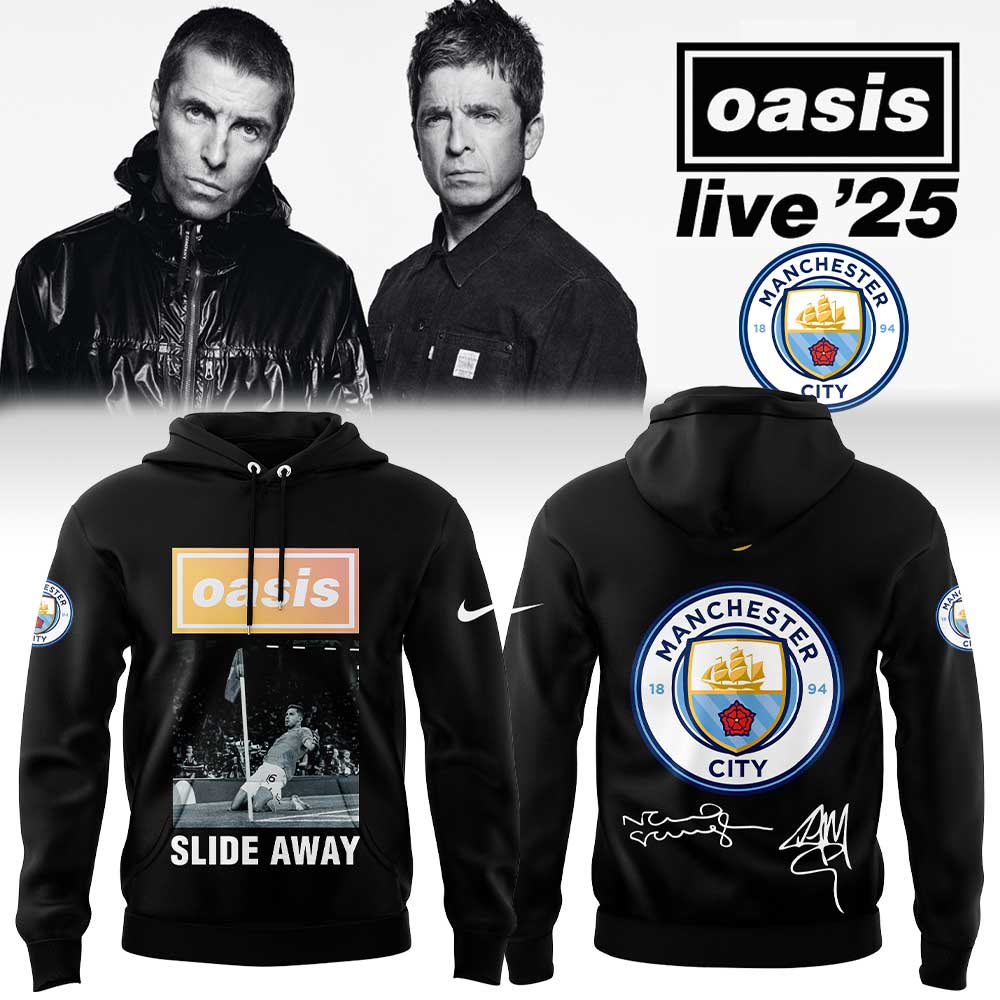 Limited Edition ManCity.FC Oasis â€œLive â€™25â€ Signature Hoodie ...