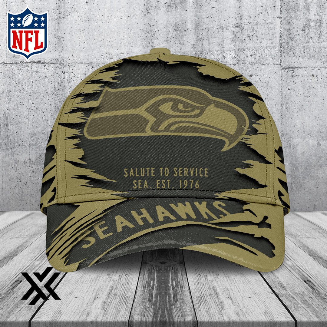 Seattle Seahawks 2025 Salute to Service Classic Cap – GoteamJS Store