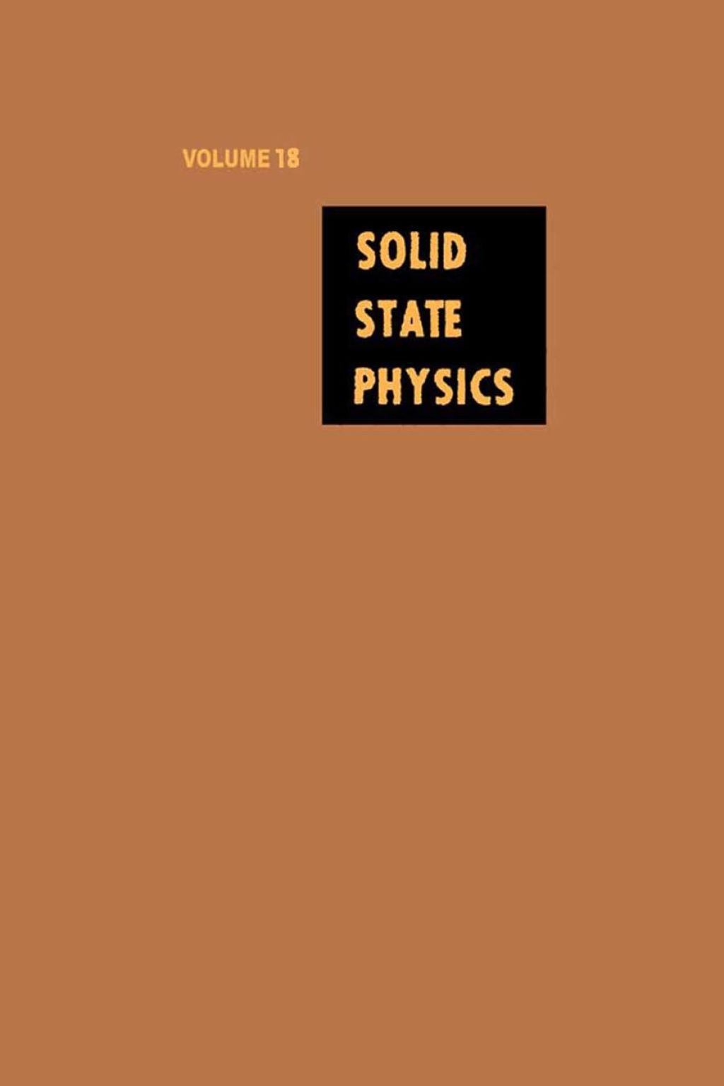 Solid State Physics V18 â€“ PDF/EPUB Version Downloadable – Feetlux Store