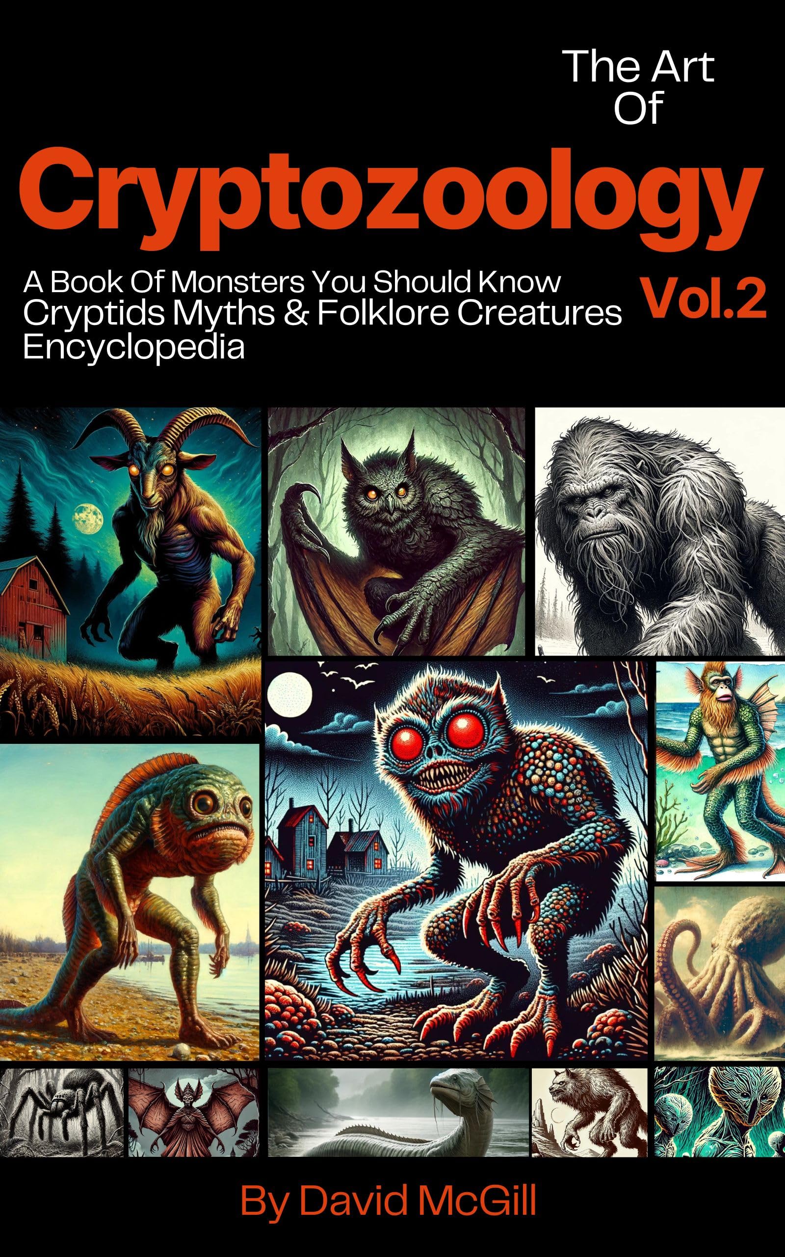 The Art Of Cryptozoology Vol 2: A Book Of Monsters You Should Know Cryptids Myths & Folklore ...